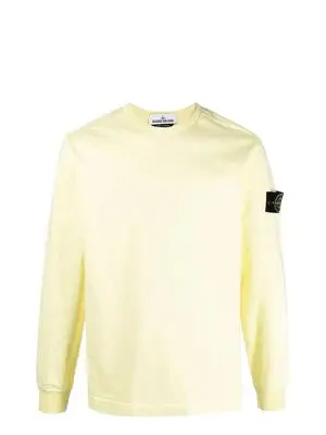 Stone Island STONE ISLAND Heavy Jersey Crewneck Sweatshirt Yellow