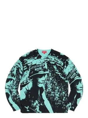 Supreme Is Love Sweater - Teal