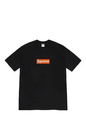 Supreme Box Logo Short Sleeve Tee - Black