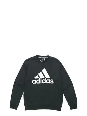 Adidas Crewneck Pullover With Logo - Black