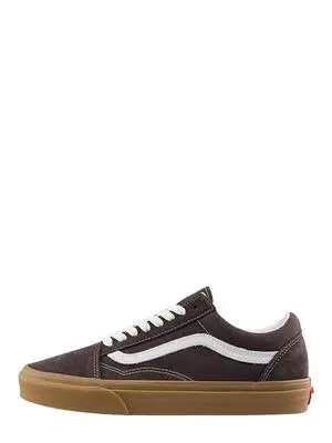 VANS Old Skool Vintage Gum Chocolate Low Top Sneakers - Brown