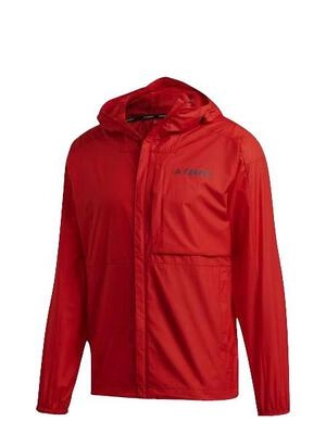 Adidas Hooded Zip-up Jacket - Light Red
