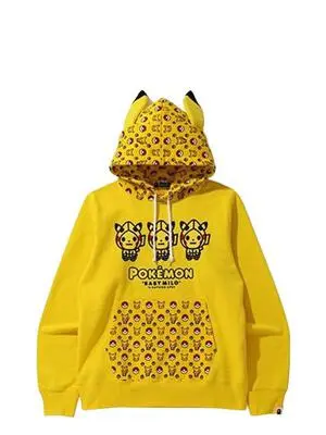 A BATHING APE X Pokémon Pikachu Hoodie - Yellow