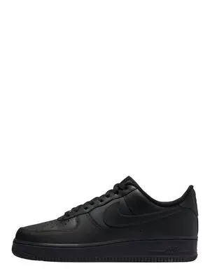 NIKE Nike Air Force 1 '07 Triple Black Low Top Sneakers
