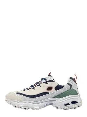 Sketchers Skechers DLites 1.0 Chunky Lace-Up Sneakers Beige/navy