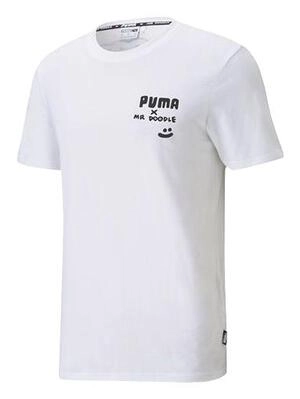 PUMA X Mr Doodle Short Sleeve - White