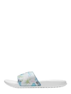 Nike Nike Benassi JDI Floral Slides White/blue