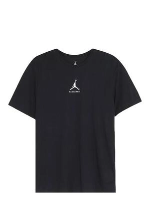 JORDAN Air Jordan Logo Sports Round Collar Short Sleeves Tee 'black' Black
