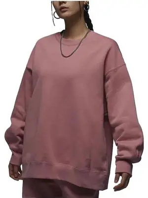 JORDAN Air Flight Fleece Crewneck Sweatshirt - Pink