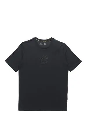 Under Armour Curry Casual Round Neck Cotton Short Sleeve - Black