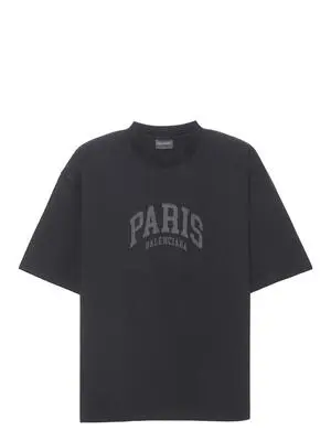 Balenciaga Paris" Graphic T-shirt - Nero