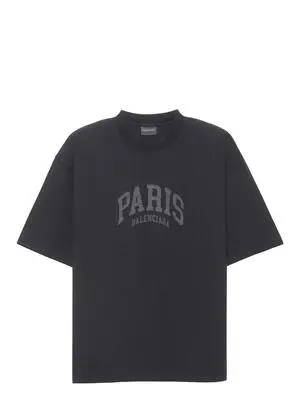 Balenciaga Paris" Graphic T-shirt - Nero