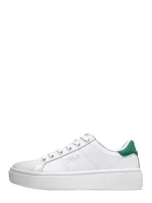 FILA FILA Court Plumpy Low Top Platform Sneakers White/green