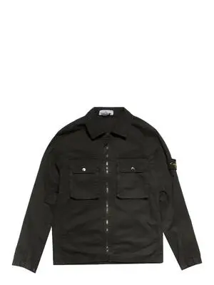 Stone Island Two-pocket Shirt Jacket - Black