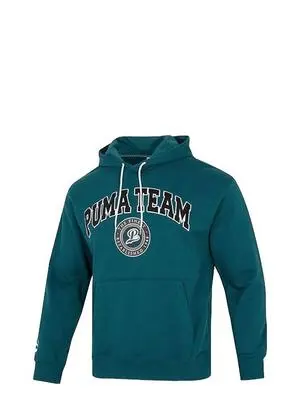 PUMA Team Hoodie - Green/black