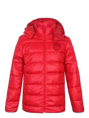 Adidas Manchester United Down Puffer Jacket - Red