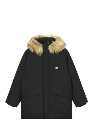 NEW BALANCE Long Parka Jacket - Black