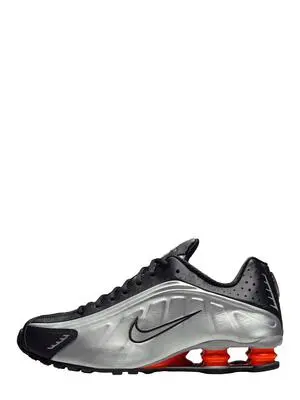 Nike Nike Shox R4 Metallic Silver Red Sneakers Metallic Silver/red