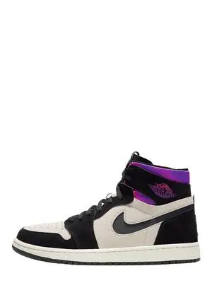 JORDAN Air 1 High Zoom Comfort X Paris Saint-germain - White/black/psychic Purple