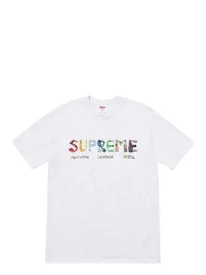 Supreme Supreme Alphabet Logo Short Sleeve Tee Grey