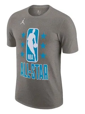 JORDAN X Lebron James All-star Name & Number T-shirt 'dark Grey Heather Blue - Multi-color