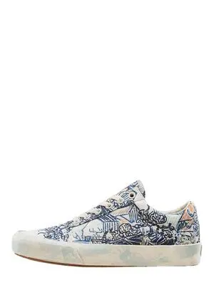 VANS Vans Old Skool "Old Vineyard" Canvas Sneakers Blue/white
