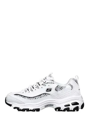 Sketchers Skechers D'Lites 1.0 Low Top Sneakers White/black