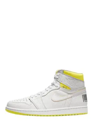JORDAN Air Jordan 1 Retro High OG "First Class Flight" White/dynamic Yellow-black