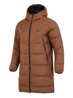 Nike Hooded Puffer Long Coat - Default Colorway