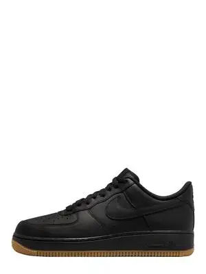 NIKE Nike Air Force 1 '07 "Black Gum" Low Top Sneakers