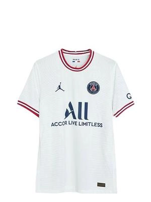 JORDAN Air Paris Saint-germain 21/22 Player Edition Away Jersey - White/red