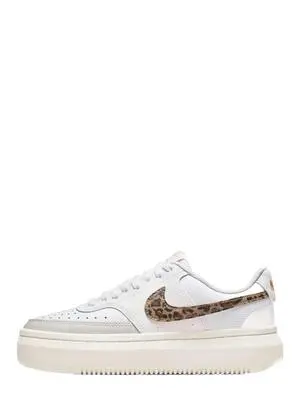 Nike Court Vision Alta 'leopard' Low Top Sneakers - White/brown
