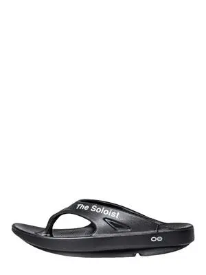 OOFOS X Takahiromiyashita The Soloist "the Sound Of The Soloist" Flip-flop - Black