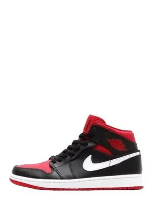 JORDAN 1 Mid Sneakers - Black