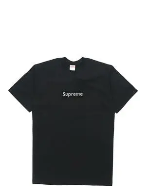 Supreme Ss19 Swarovski Box Logo Tee - Black