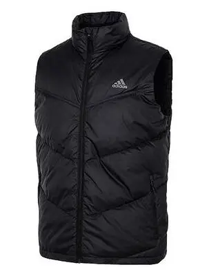 Adidas Puffer Vest With Stand Collar - Default Color