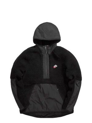 Nike Fleece Zip Up Hoodie - Black