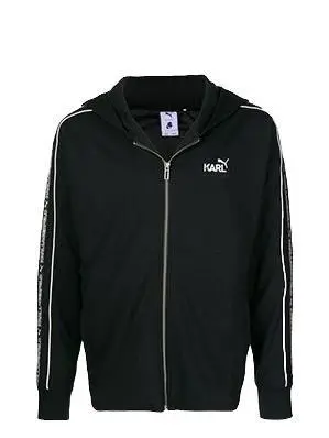 PUMA X Karl Lagerfeld Crossover Zipper Hoodie - Black