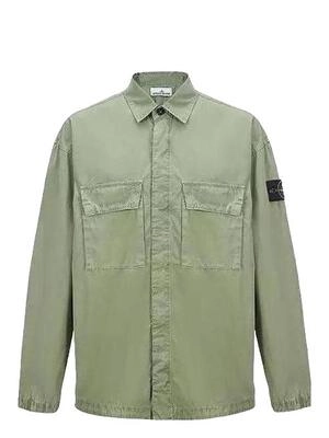 Stone Island Old Treatment Shirt - Green
