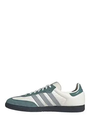 Adidas Samba 'samba 49' Sneakers - Off White/halo Silver/gold Metallic