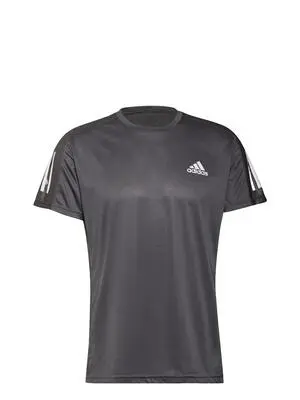 Adidas Own The Run Training Short Sleeve Shirt - Dark Gray