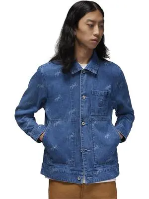 JORDAN Air Flight Heritage Denim Jacket - Stone Blue
