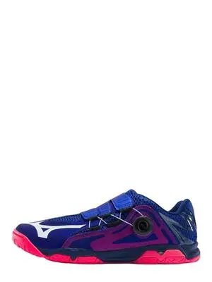 Mizuno Medal Boa Athletic Sneakers - Blue/red
