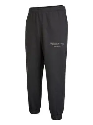 Adidas Knit Pants Solid Color Alphabet Printing Bundle Feet Sports Pants/trousers/joggers Black Gray - Default Colorway