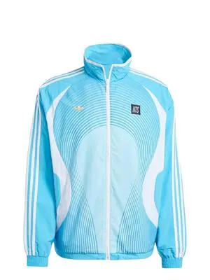 Adidas X Nts Radio Allover Print Sst Track Jacket - Sky Rush