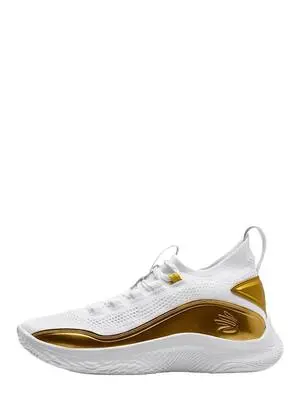 Under Armour Curry Flow 'gold Blooded' Basketball Shoes - White/metallic Gold
