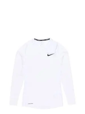 Nike Pro Training Long Sleeve Quick Dry Top - White
