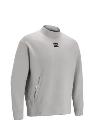 Under Armour Summit Knit Mock Fleece Top - Grey