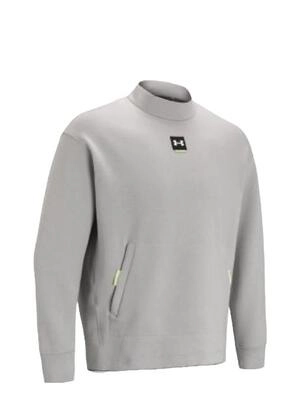 Under Armour Summit Knit Mock Fleece Top - Grey