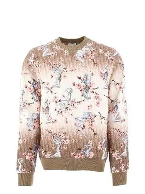 Dior X Sorayama All Over Graphic Print Sweatshirt - Brown